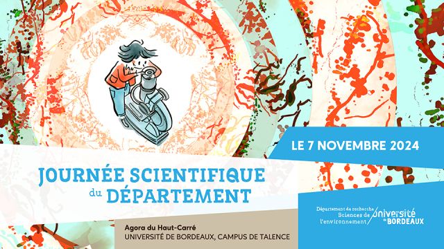 Journée scientifique du Département - Edition 2024 :: Département Sciences environnement